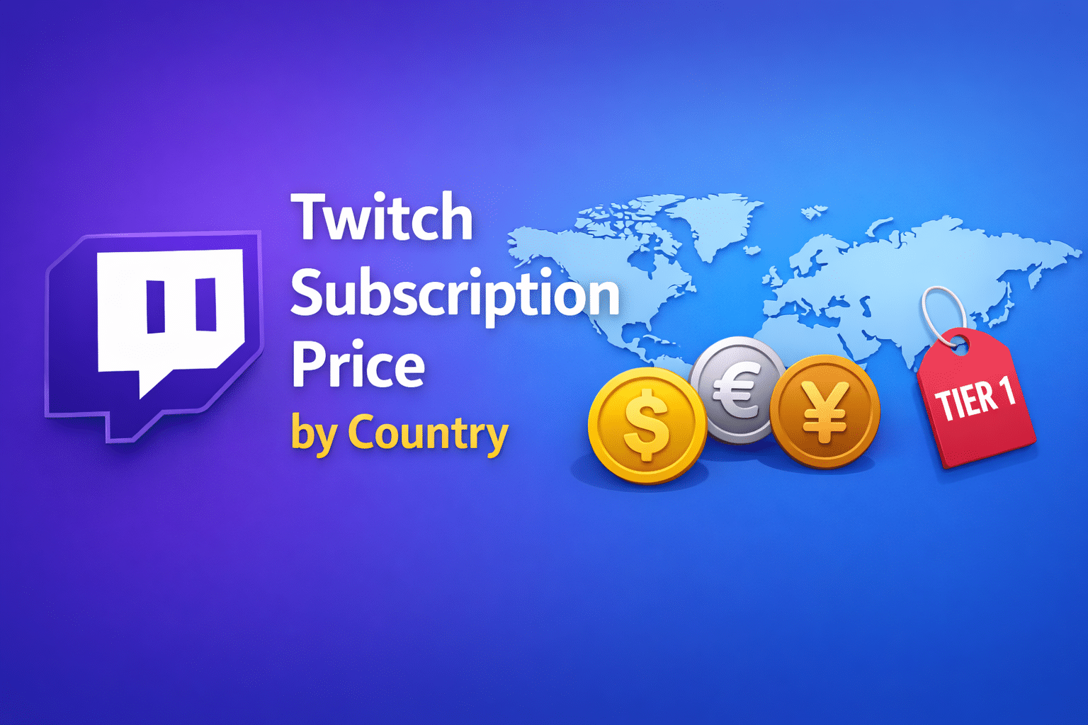 Twitch Subscription Price By Country (2026): Tier 1 Prices + Local Pricing